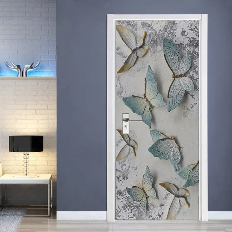 Custom 3D Door Sticker Fridge Refrigerator Stickers Self Adhesive ...