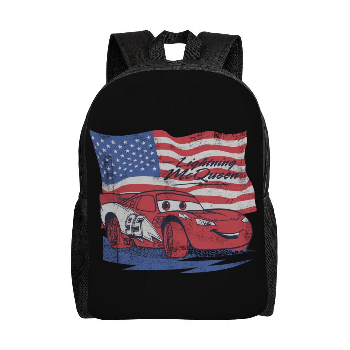 Custom 3D Printing Lightning Mc Backpack for Speed Racing Car College ...