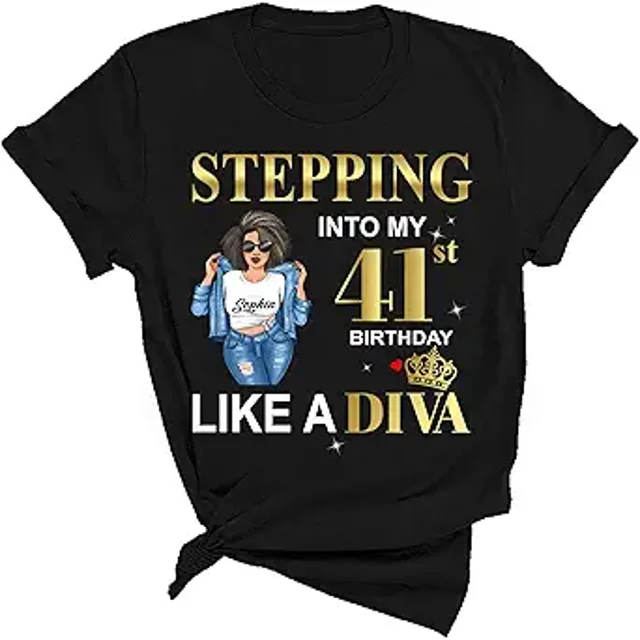 Custom 41st Birthday Ideas Happy 41st Birthday 41st Birthday Shirts for ...