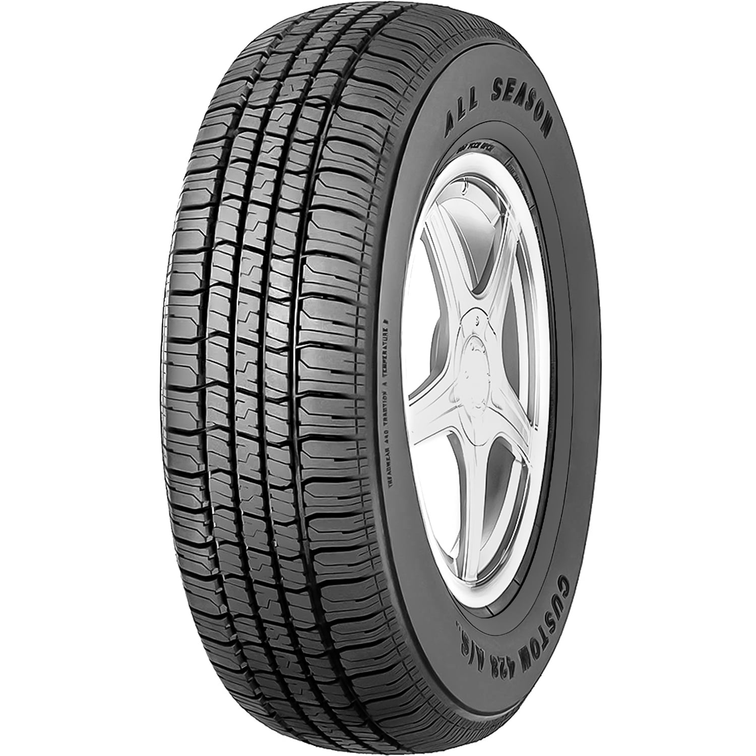 TBC Custom 428 A/S 205/70R15 95S All Season Tire - Walmart.com