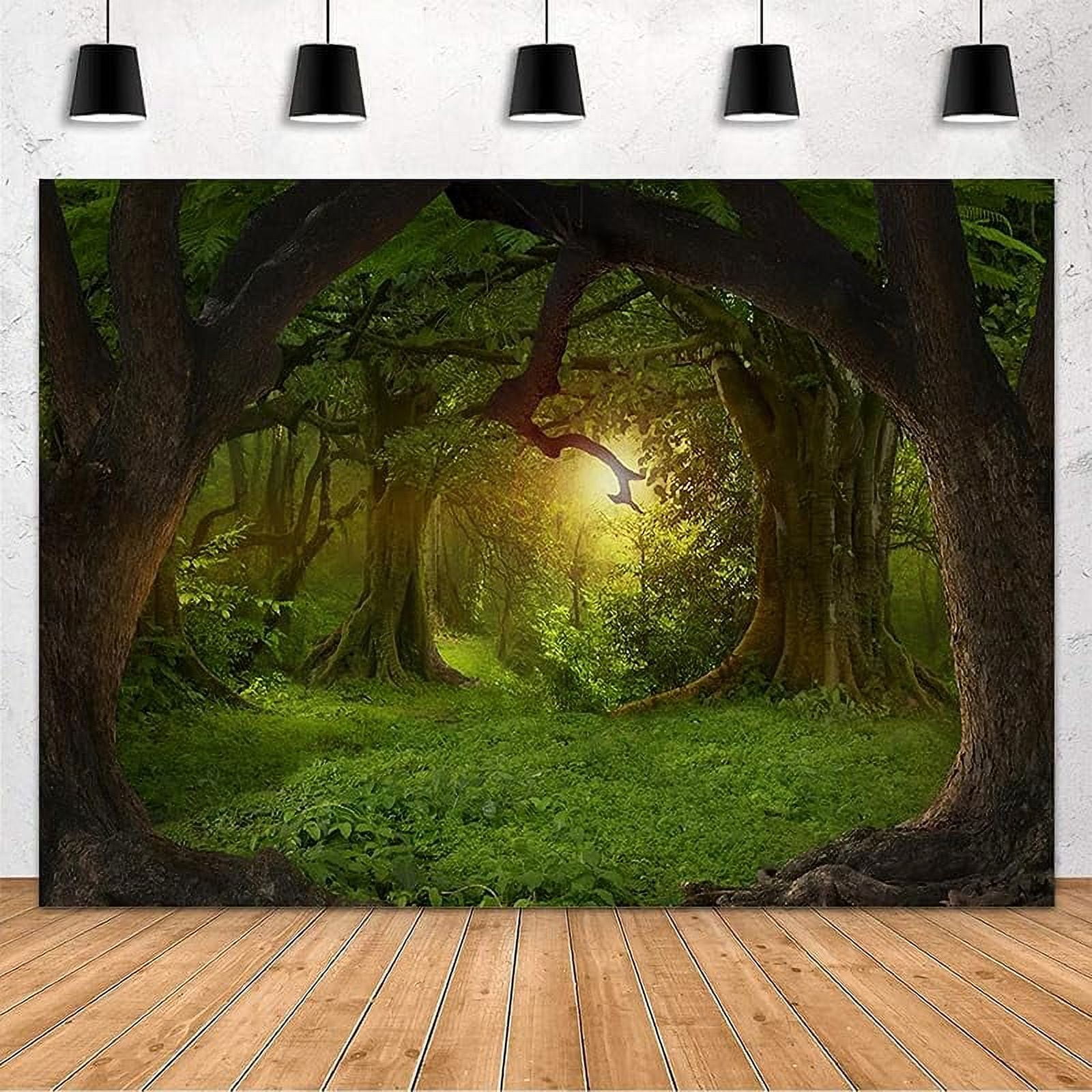 Custom 7x5ft Enchanted Jungle Forest Backdrop Wonderland Jungle ...