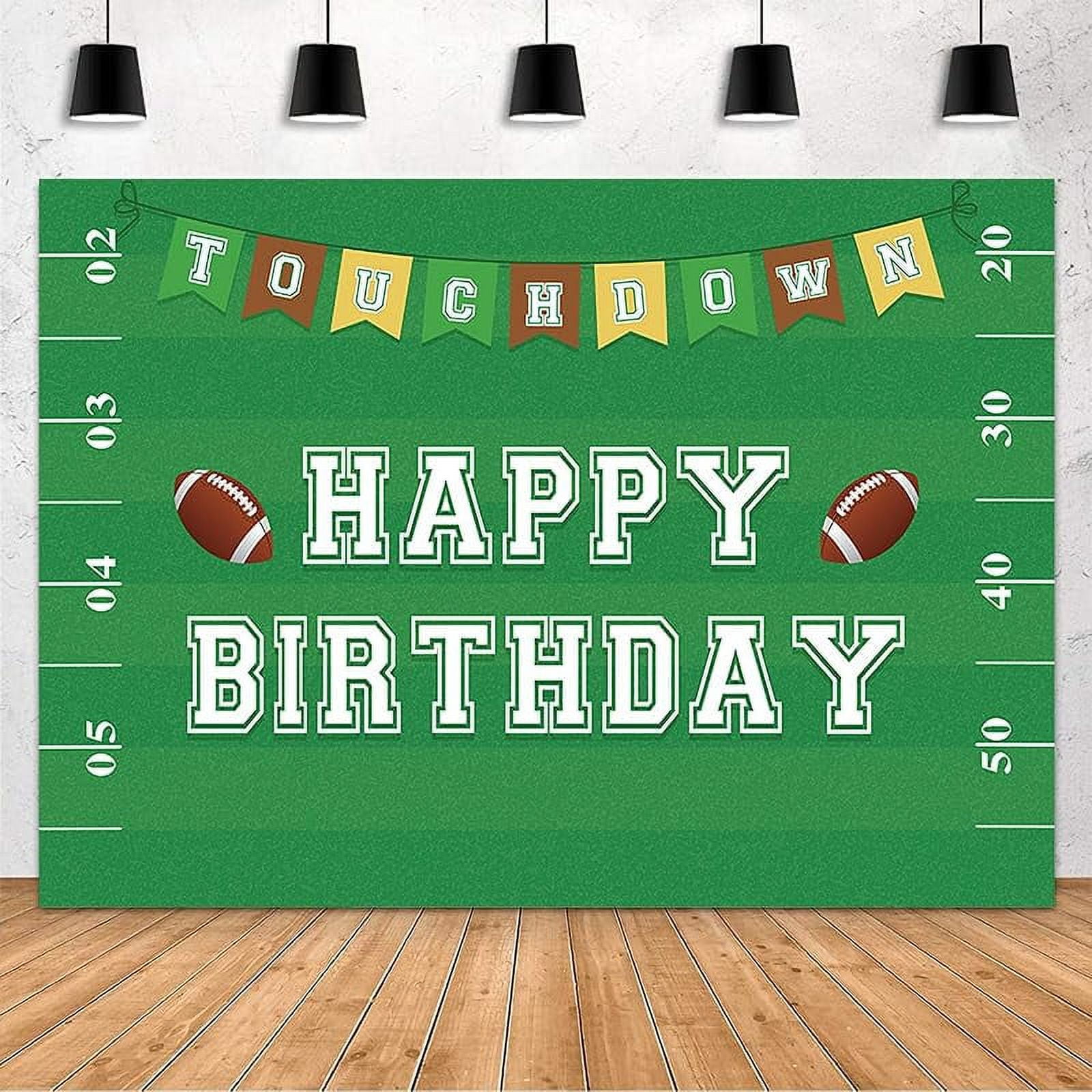 Custom 7x5ft Football Happy Birthday Backdrop American Football ...