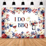 8X6 ft Wedding Floral Garage Door Background White Blue Rose Flower ...