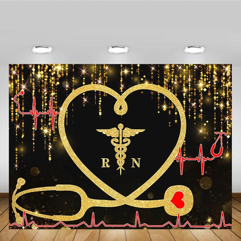 Custom 7x5ft Nurse Graduation Backdrop Congratulations Graduates Rose ...