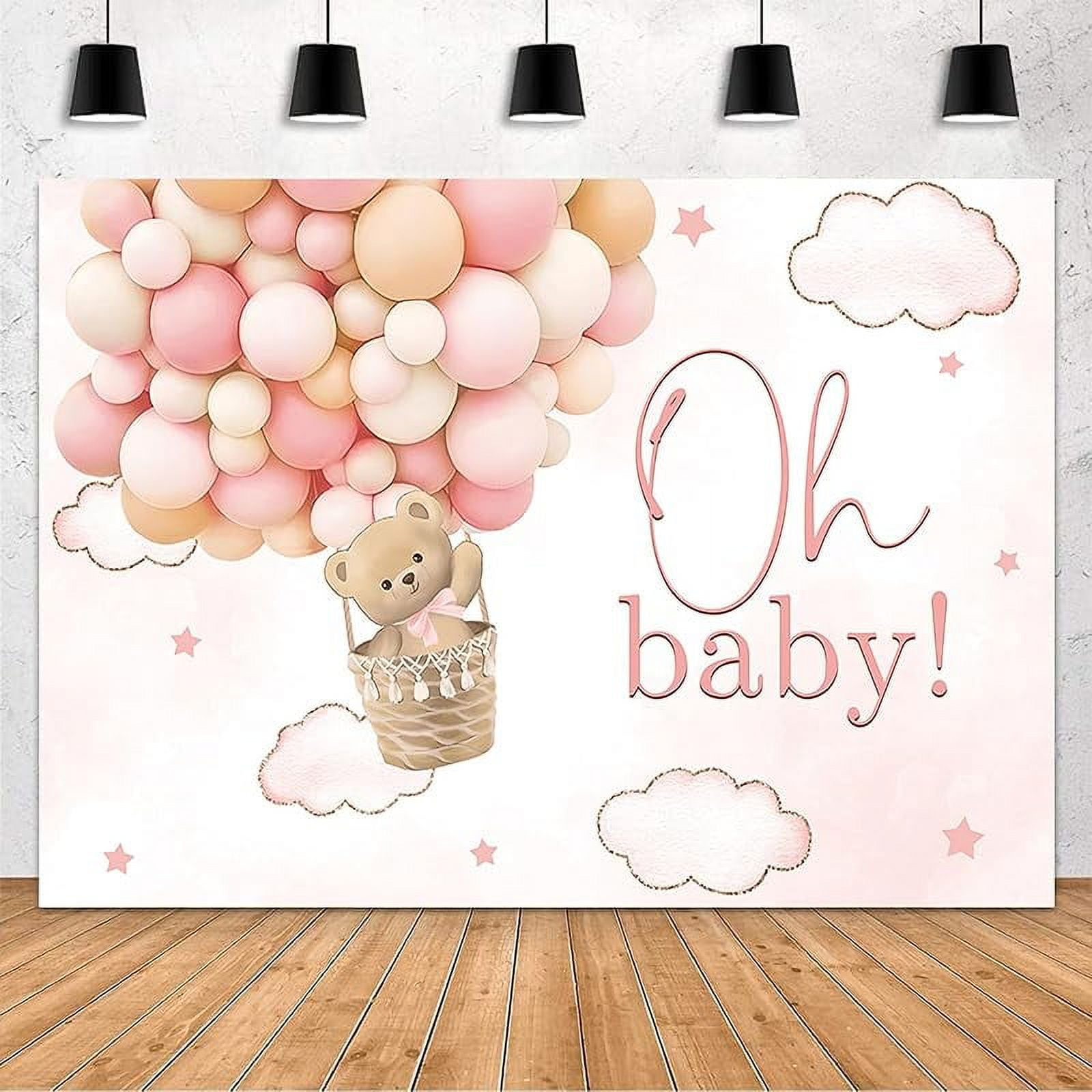Custom 7x5ft Oh Baby Backdrop Bear Baby Shower Backdrop We Can Bearly ...