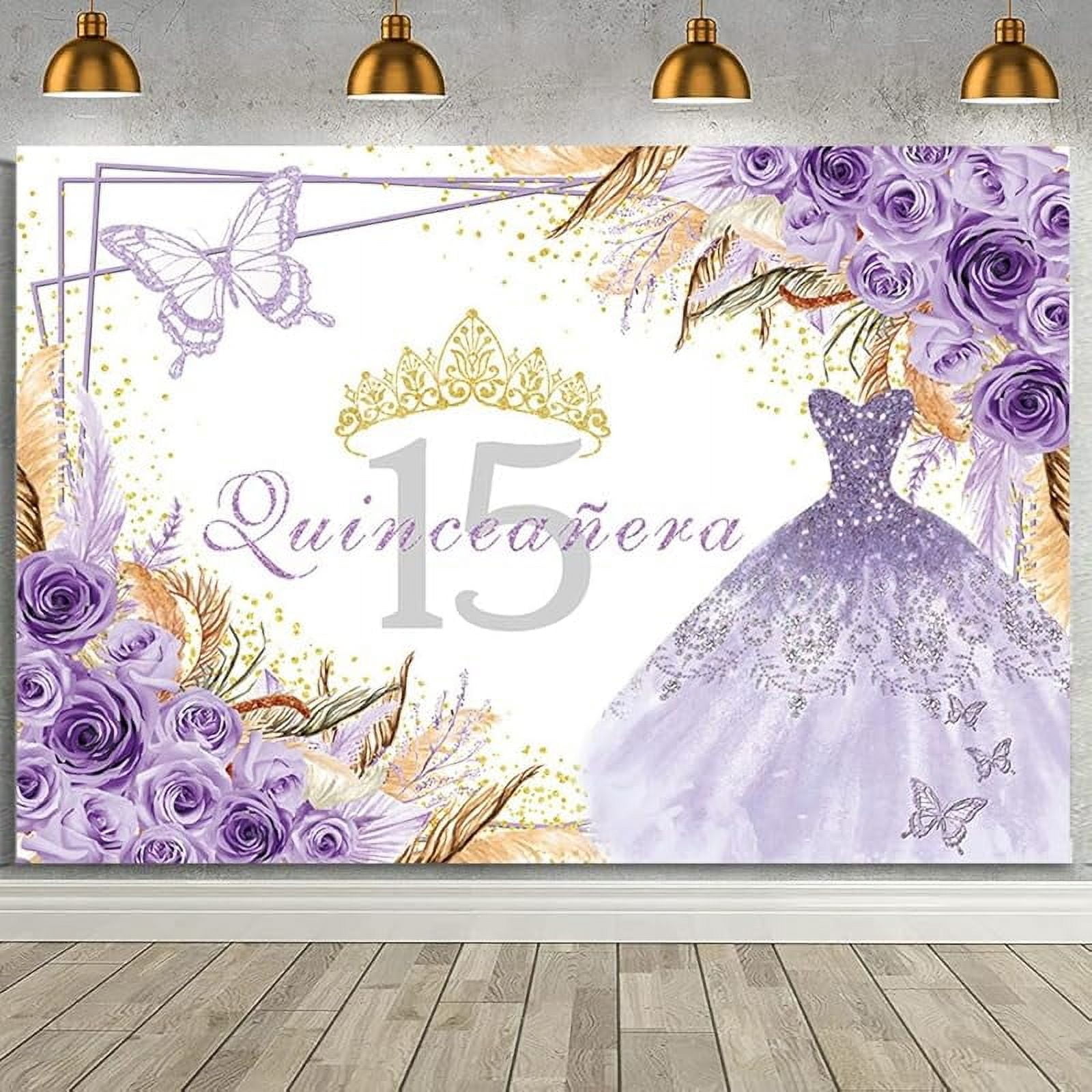 Custom 7x5ft Quinceanera 15th Birthday Boho Backdrop for Sweet Girl ...