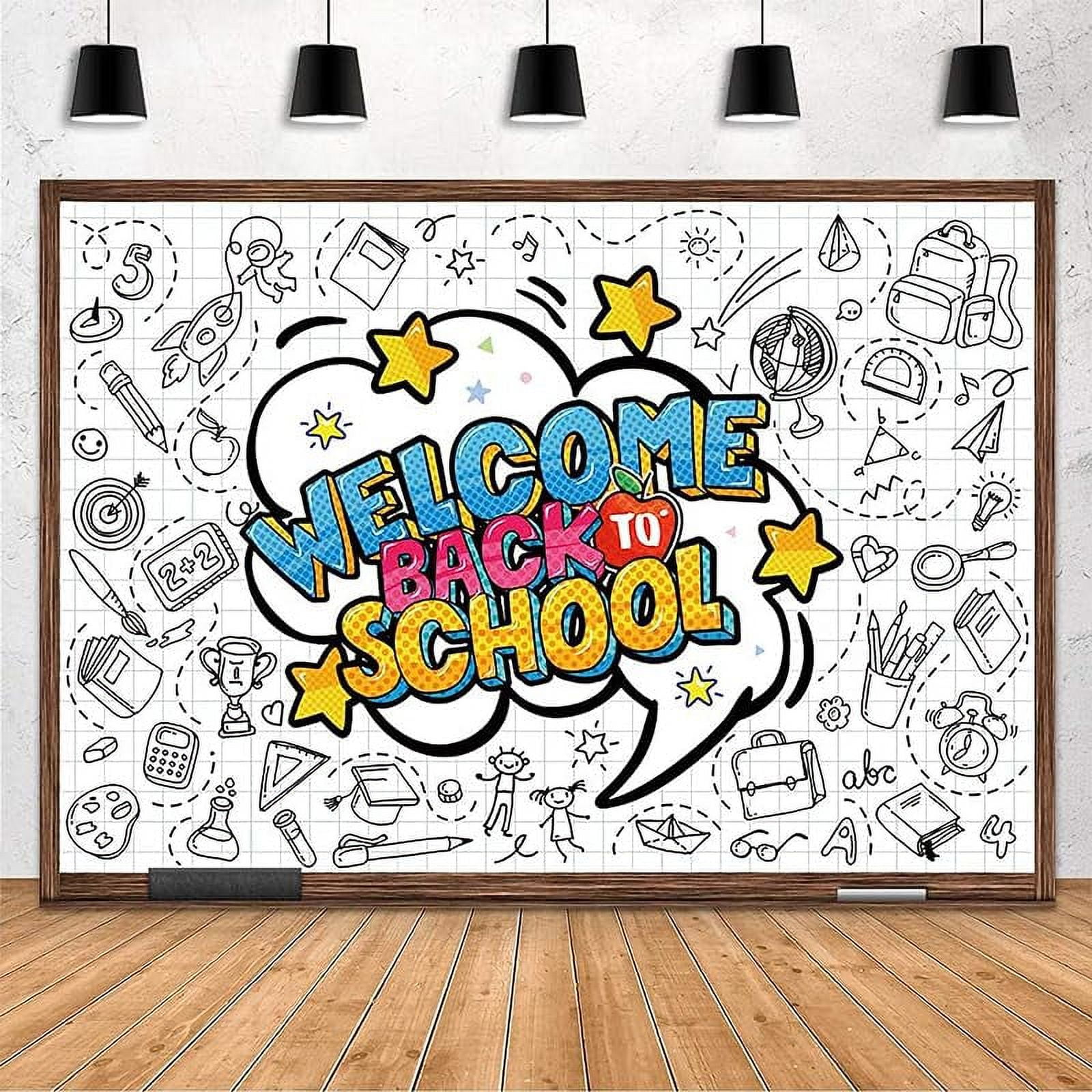 Custom 8x6ft Welcome Back to School Backdrop Decorations First Day of ...