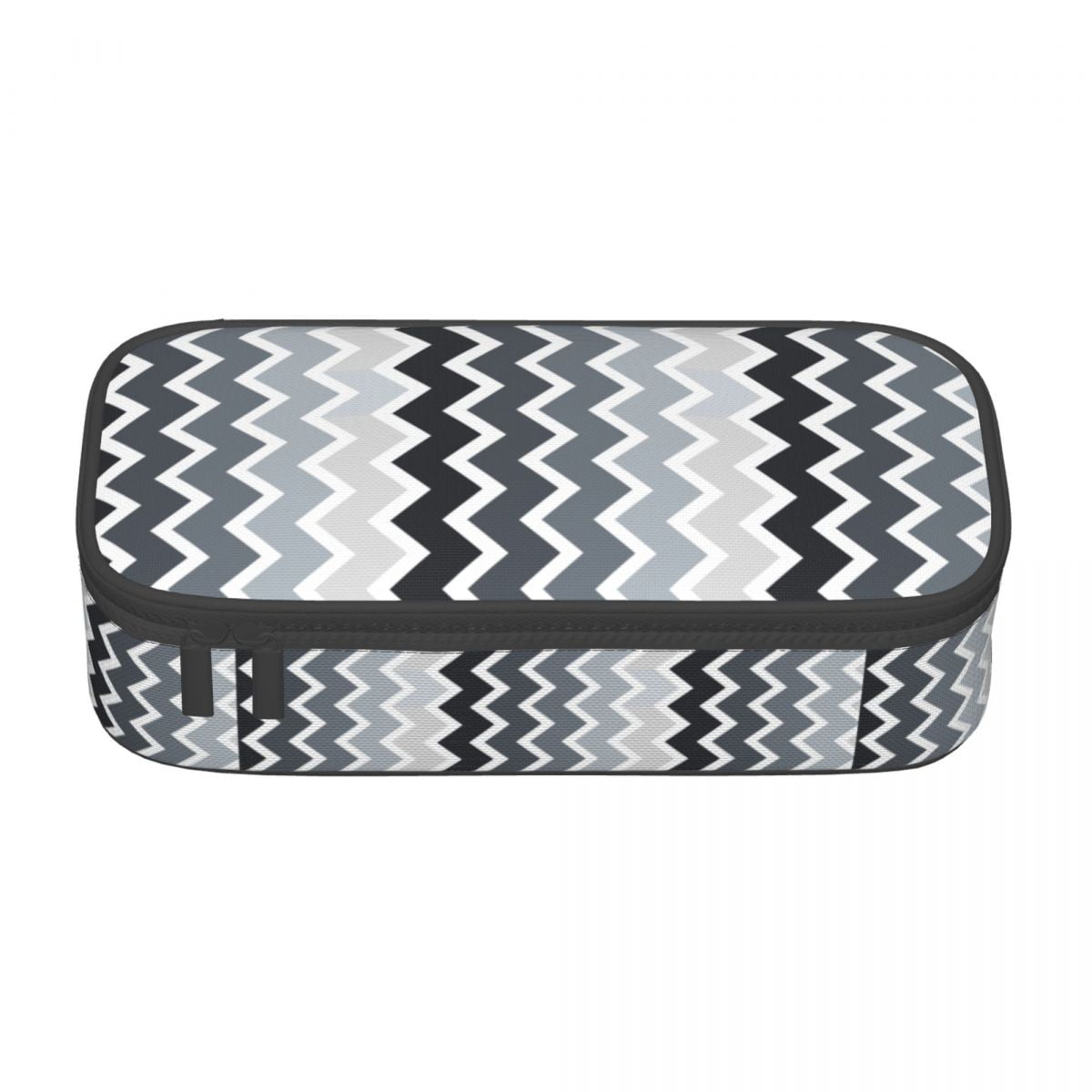 Custom Abstract Geometric Home Zig Zag Pencil Cases for Large Storage Boho Modern uflage Pen Bag ...