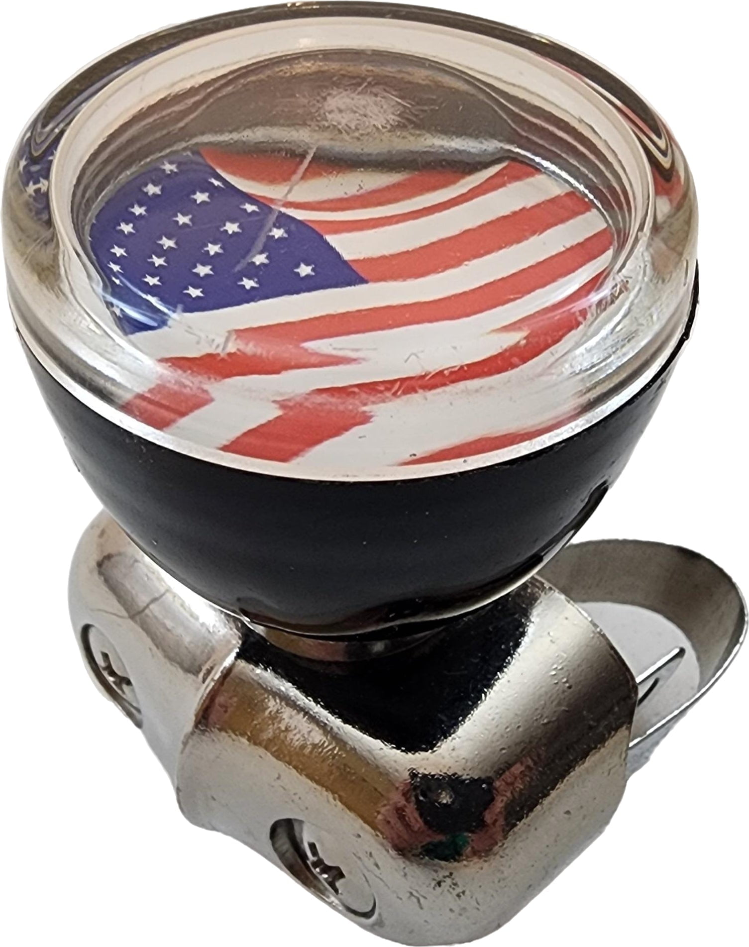 Custom Accessories 40004 USA American Flag Style Steering Wheel Spinner Knob - Walmart.com