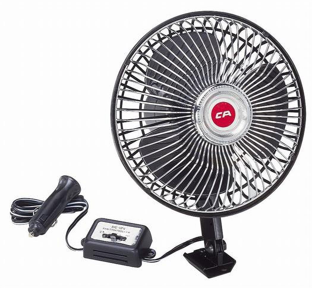Custom Accessories 40009 Two-Speed Oscillating Fan with On/Off Switch ...