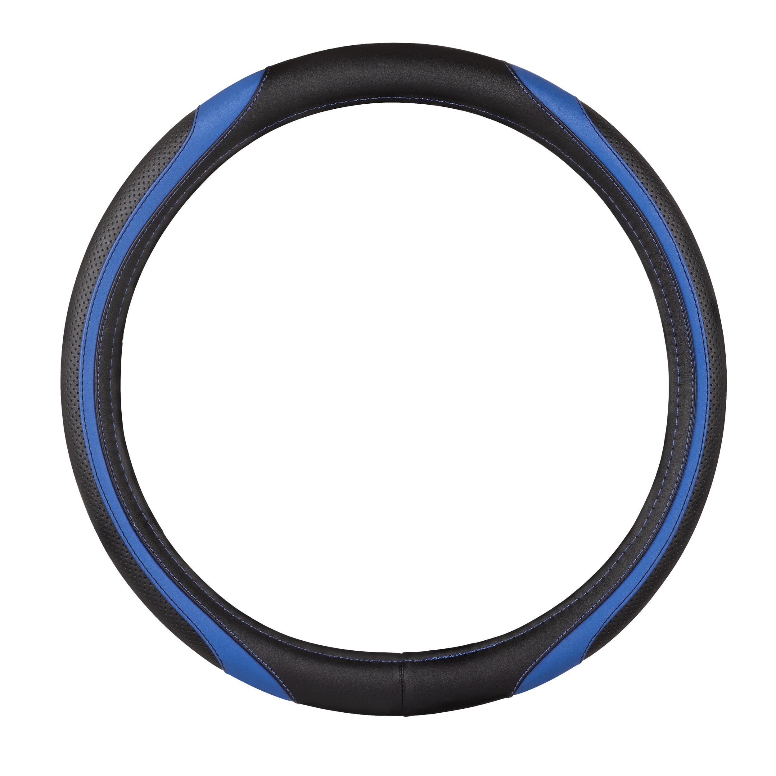 Custom Accessories Anti-Slip Steering Wheel Cover, Blue, 15.35 in ...