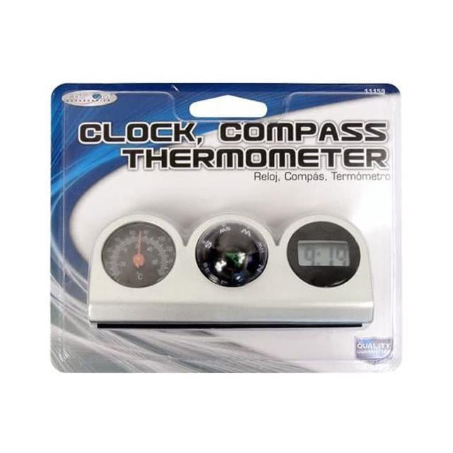 Custom Accessories Clock, Compass and Thermometer Combo 11159 - Walmart.com