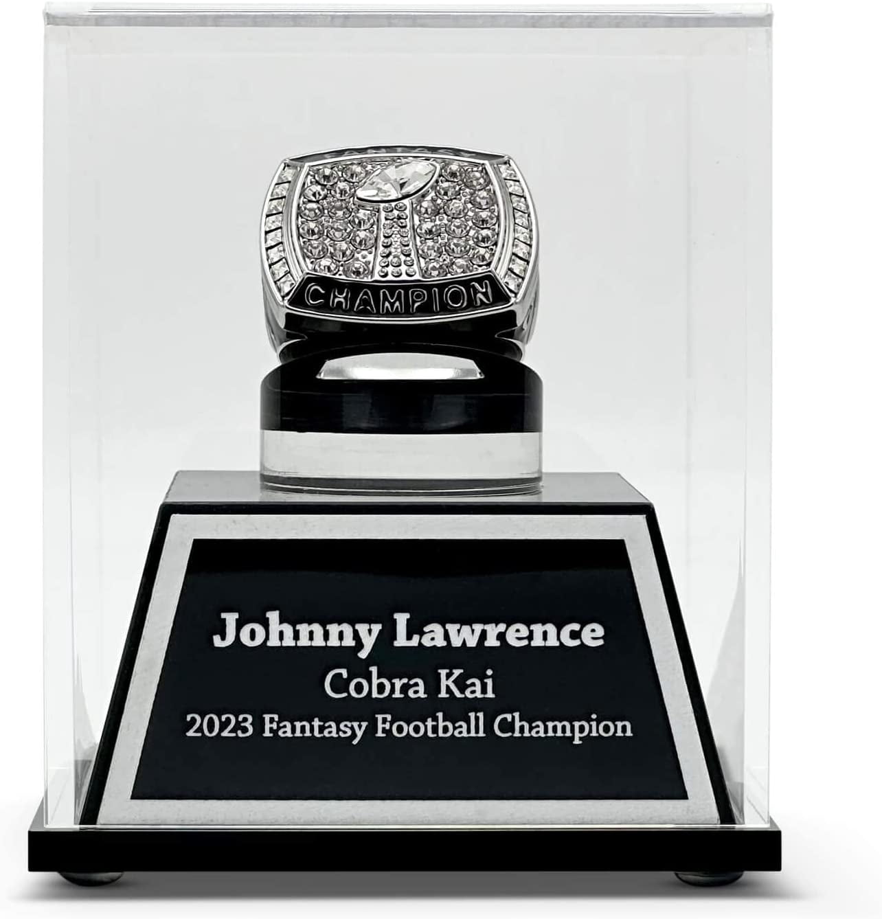 Custom Acrylic Championship Ring Display Case - Perfect for Fantasy ...