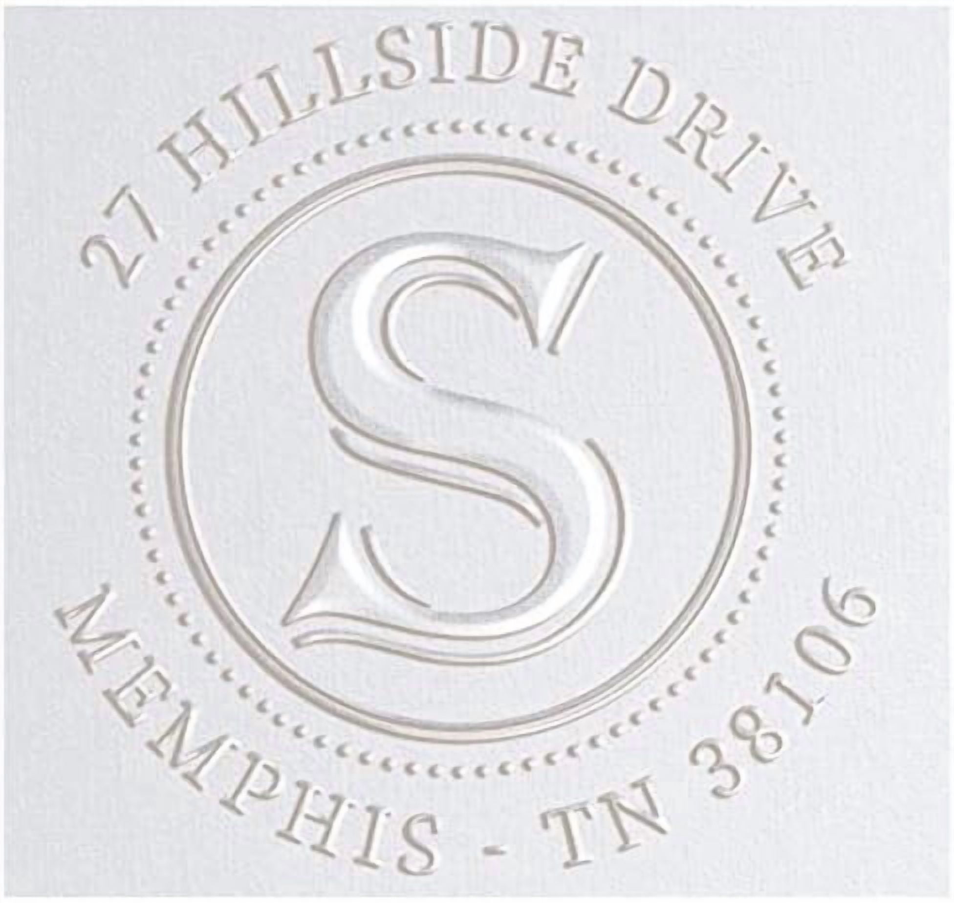 Custom Address Embosser, Monogram Embosser, Personalized Embossing Seal ...