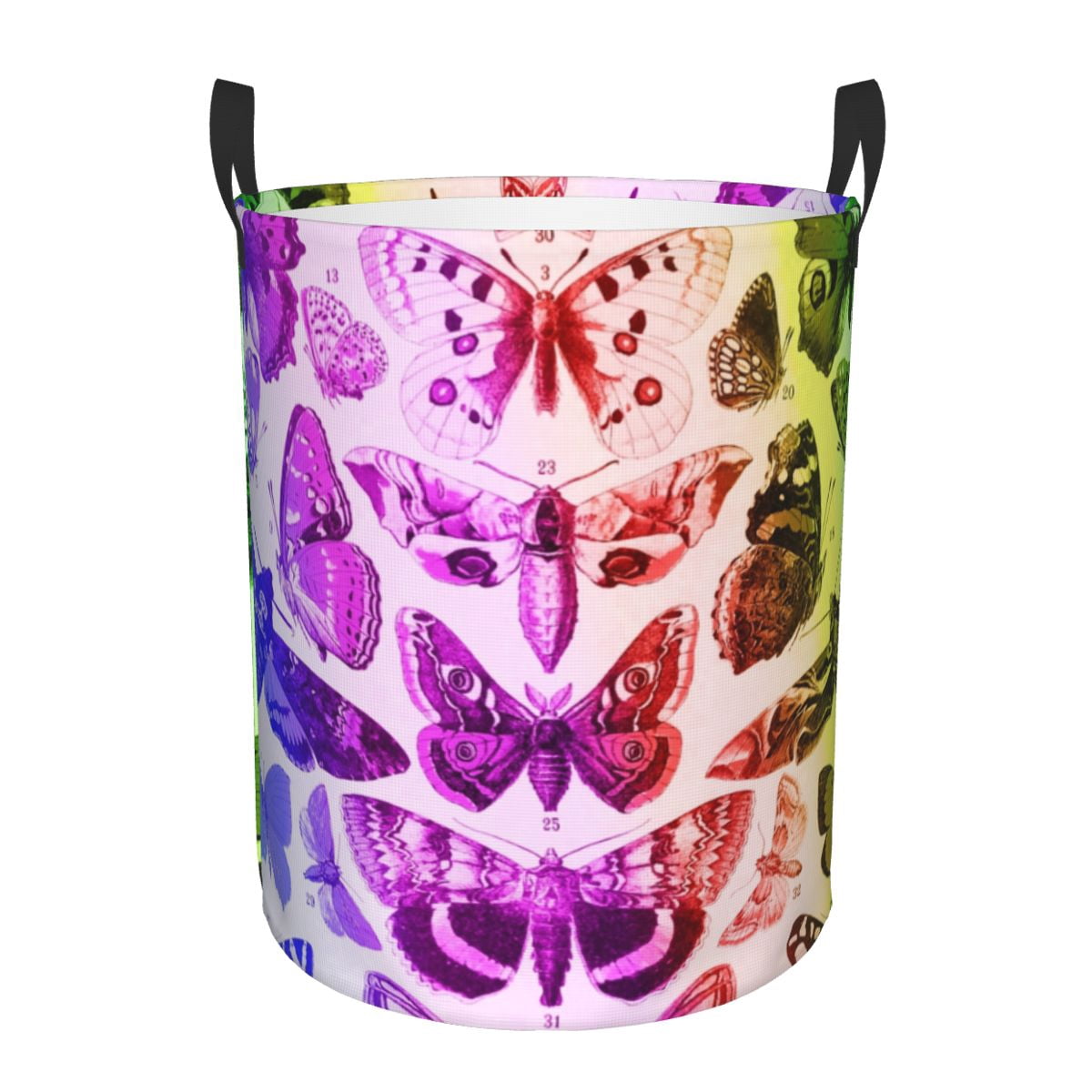 Custom Adolphe Millot Laundry Basket Collapsible Algues Algae French ...