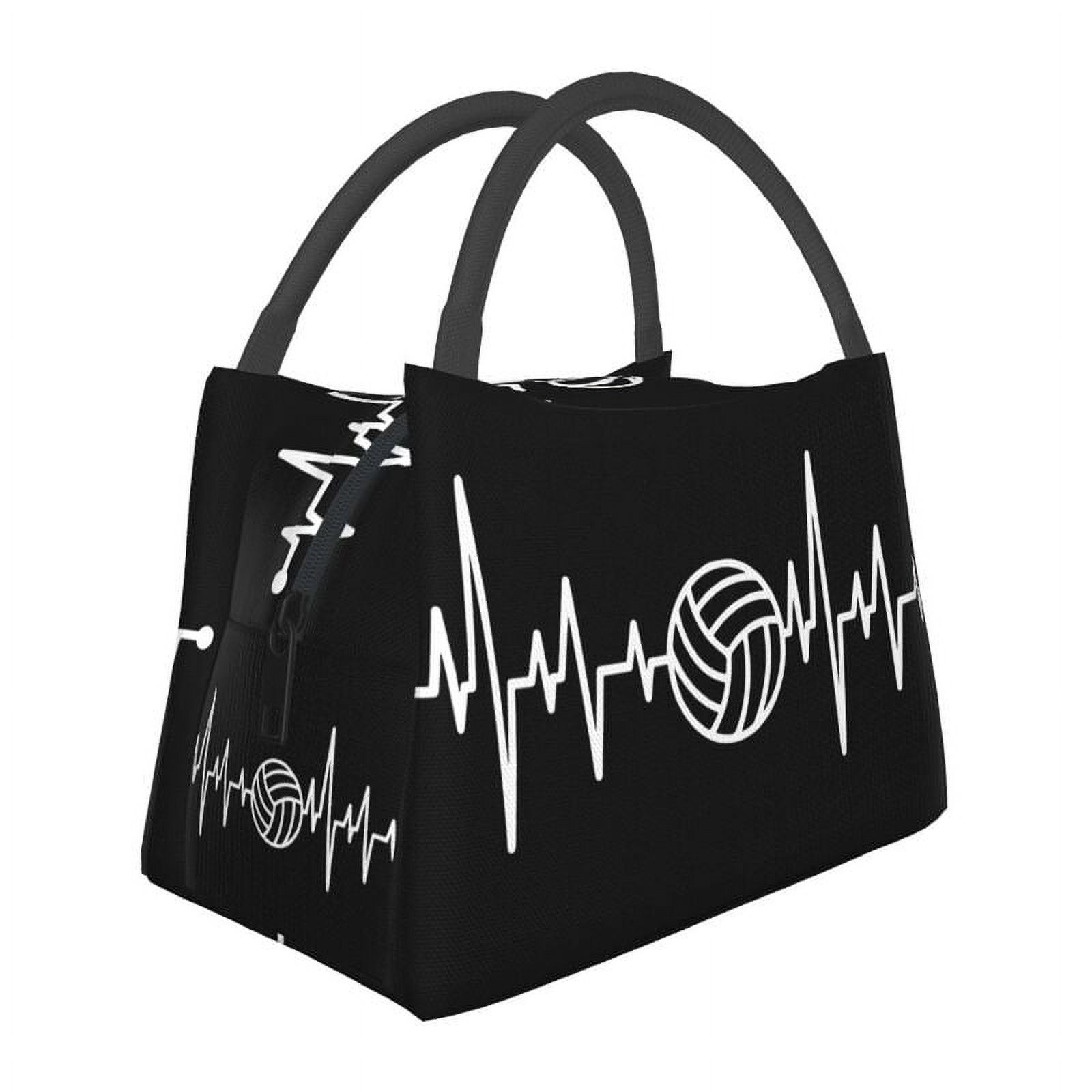 Custom Airplane Pilot Heartbeat Lunch Bags Women Cooler Warm Insulated ...
