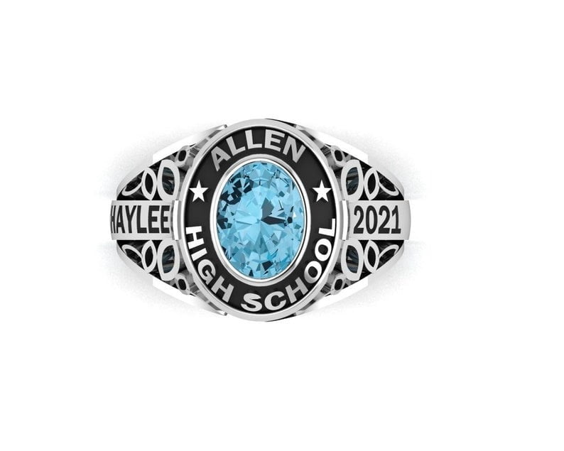 Custom Allen High School Spirit Ring Personalized High School Name Year ...