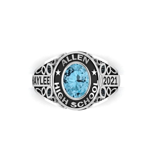 Custom Allen High School Spirit Ring Personalized High School Name Year ...