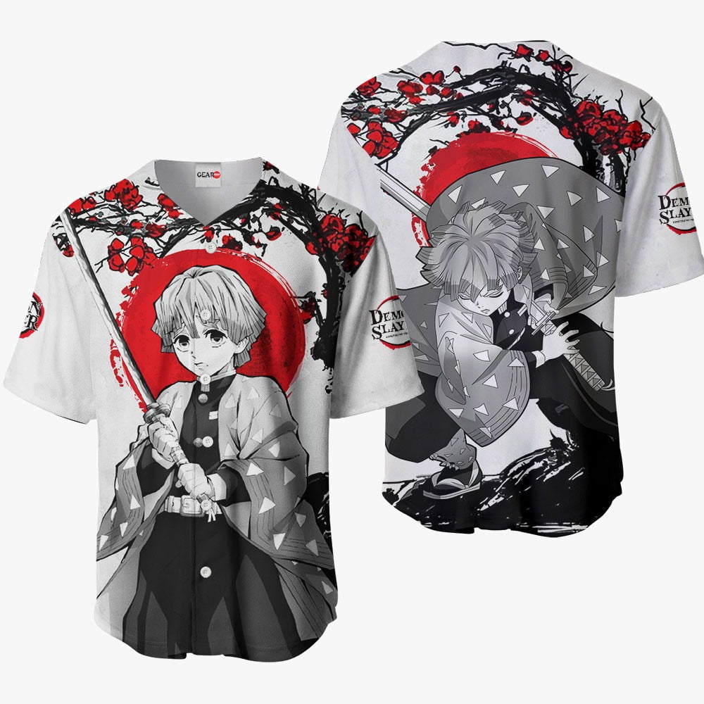 Custom Anime Japan Style Zenitsu Baseball Jersey Shirt - Walmart.com