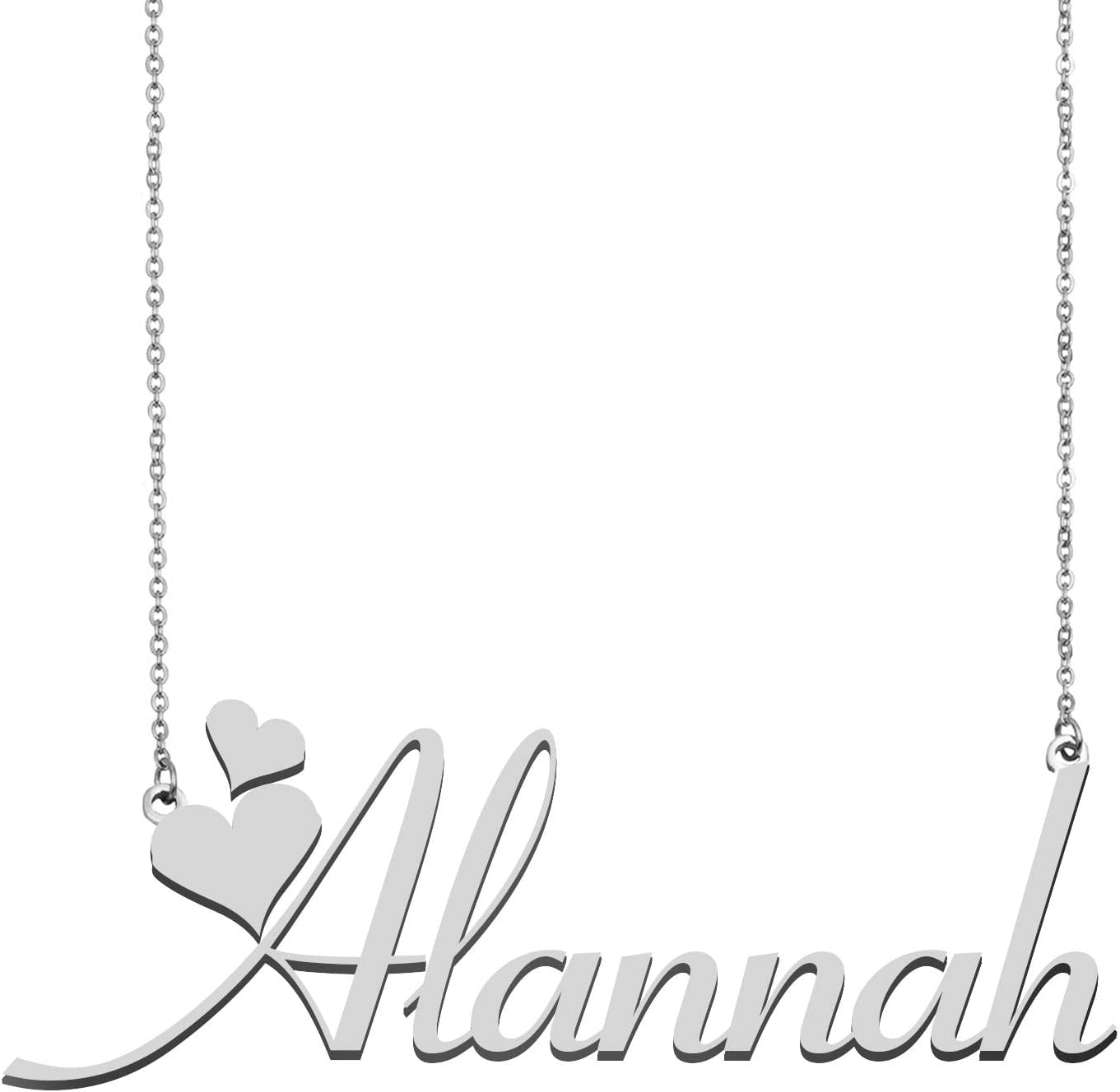 Custom Any Name Necklace Alannah[r855] - Walmart.com