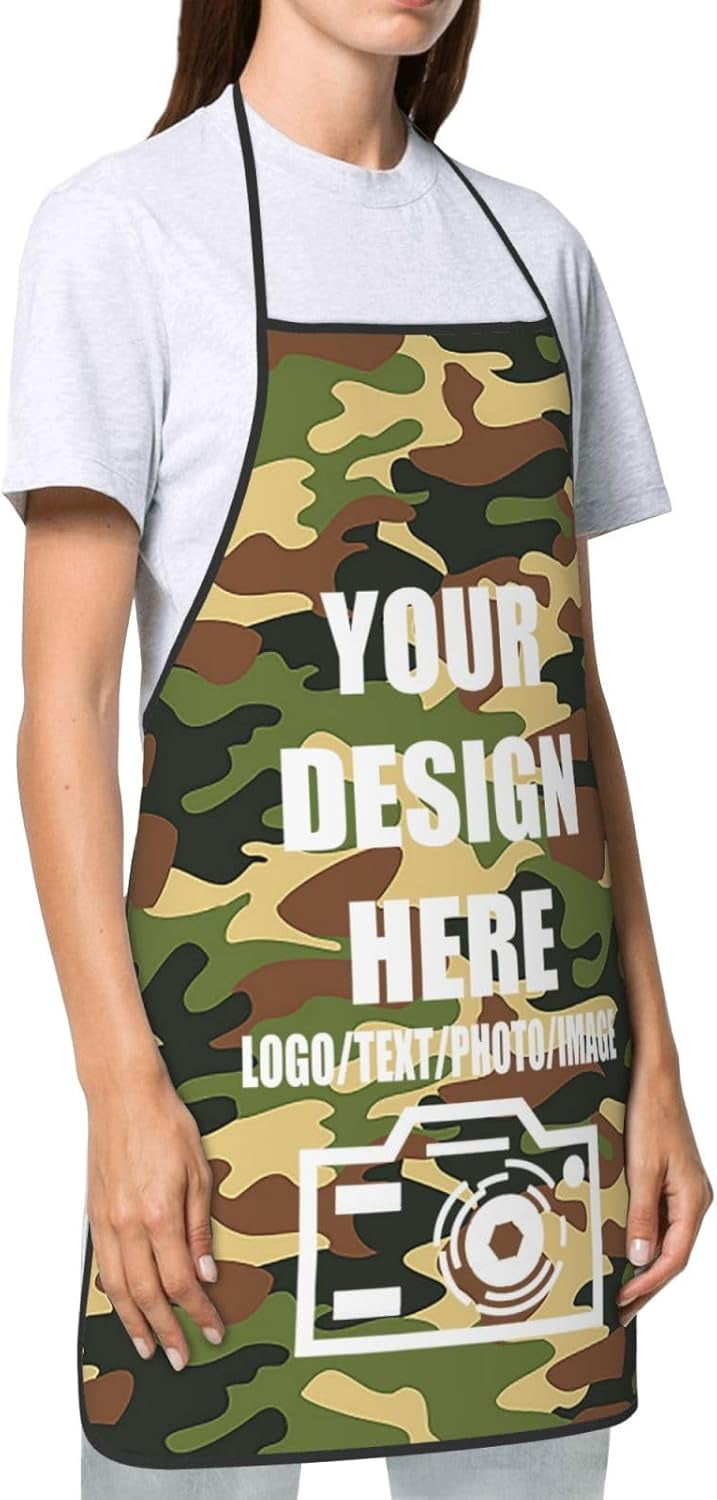 Custom Apron For Men Women Design Your Text Custom Aprons Grilling ...