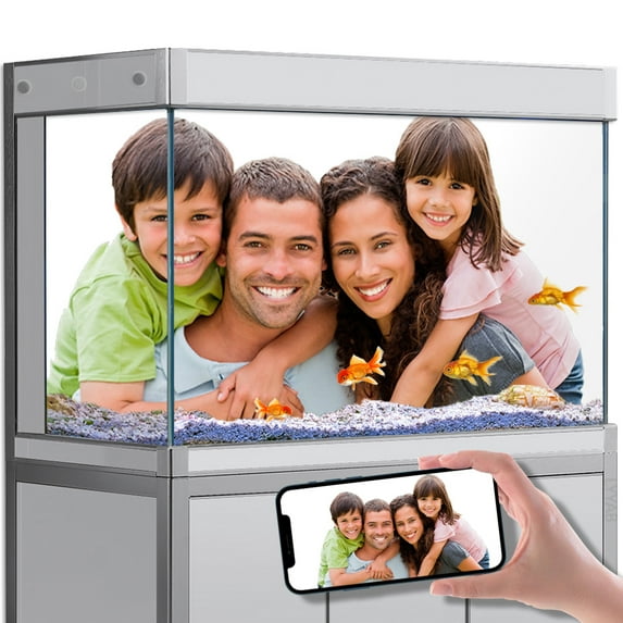 Custom Aquarium Background Sticker, DIY Printing Wallpaper Fish Tank ...