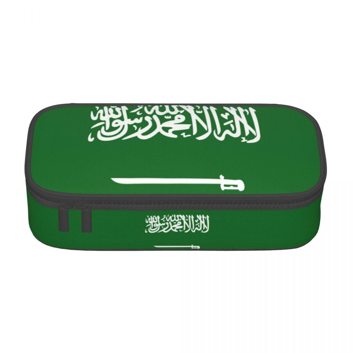 Custom Arabic Calligraphy Emblem Saudi Arabia Flag Cute Pencil Cases ...