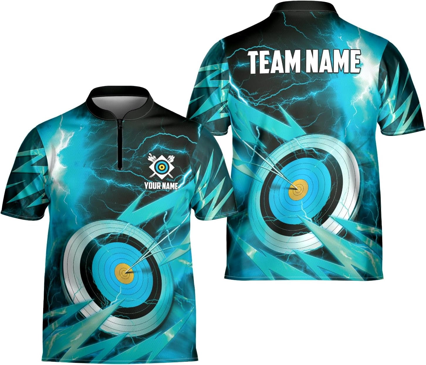 Custom Archery Jersey Shirt Bow & Arrow Personalized 3D Shirts for Archer Men Women Target Team ...