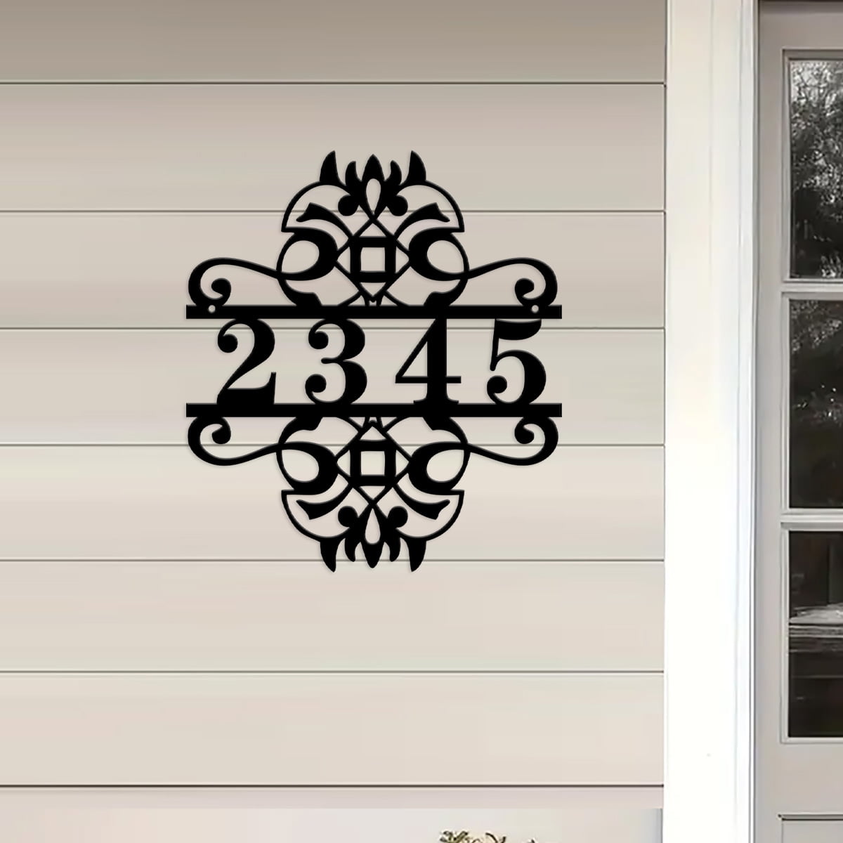 Custom Artistic House Numbers Custom Metal Sign, Metal Address Numbers ...