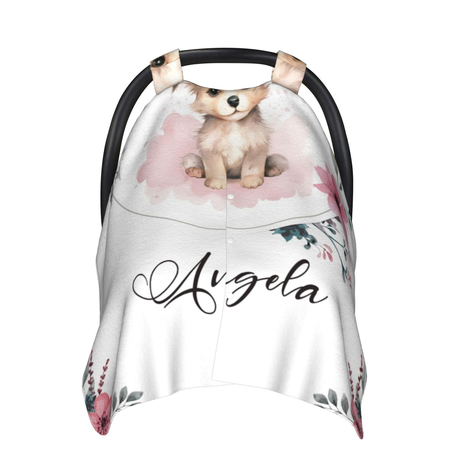 Custom Baby Car Seat Covers with Name Personalized Car Seat Canopy ...