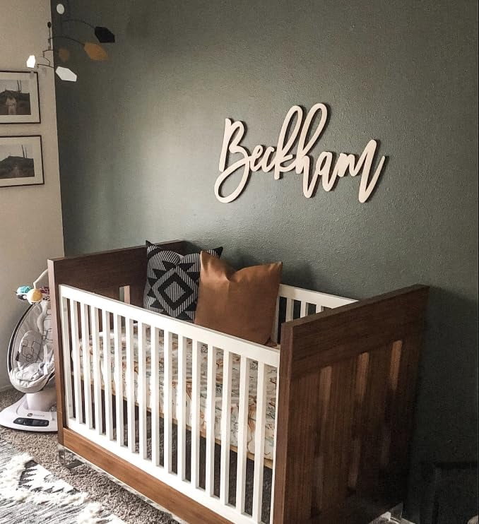 Custom Baby Name Sign for Nursery, Nursery Wall Decor, Name Sign for ...
