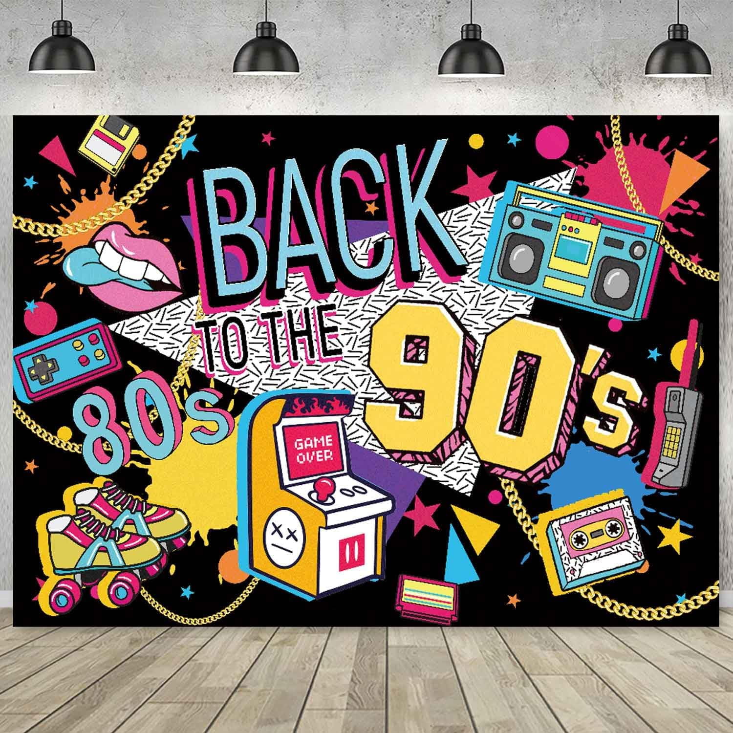 Custom Back to The 80s 90s Backdrop Hip Hop Graffitti I Love The 80's ...