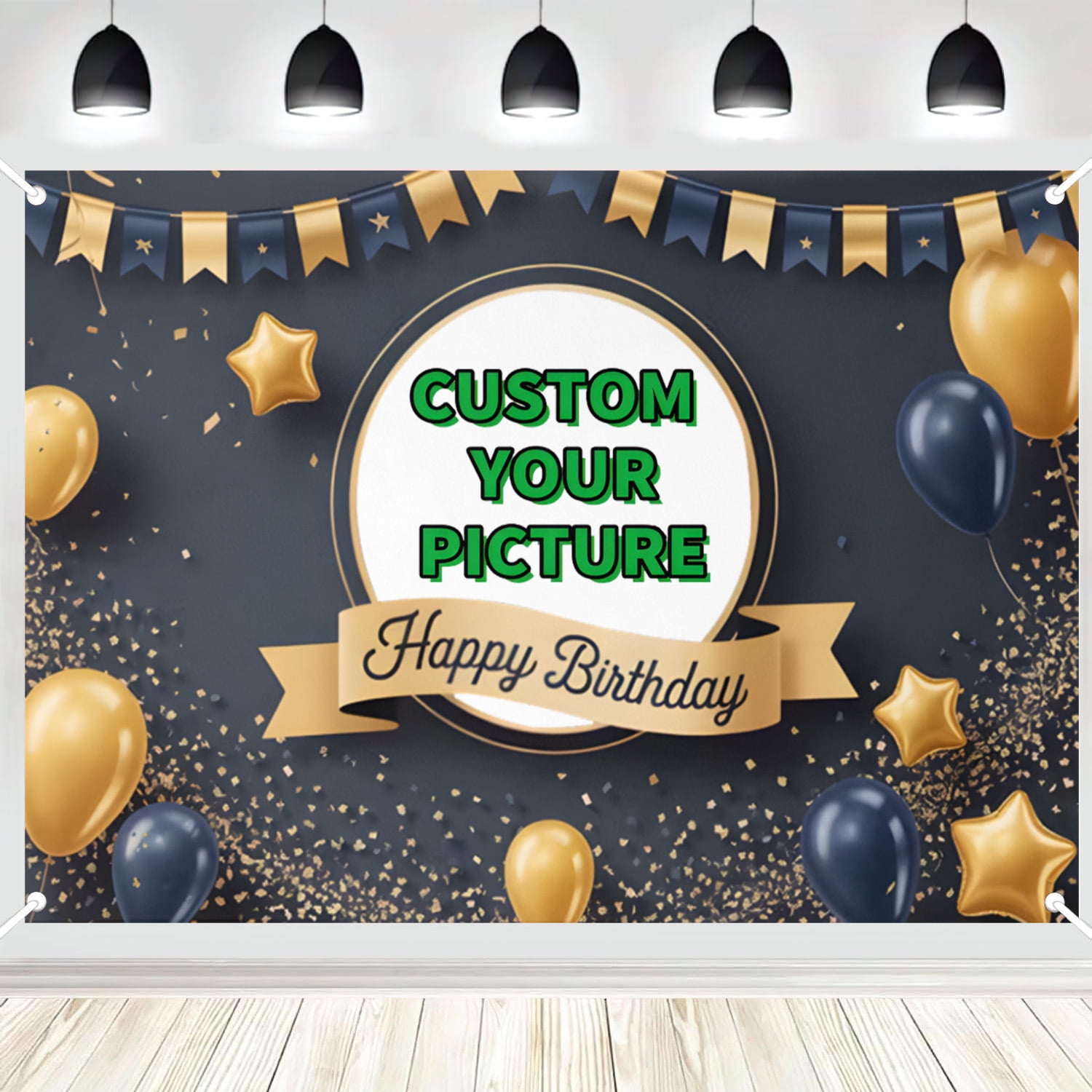Custom Backdrop 3.6x5.9 ft, Personalized Birthday Background, Upload ...
