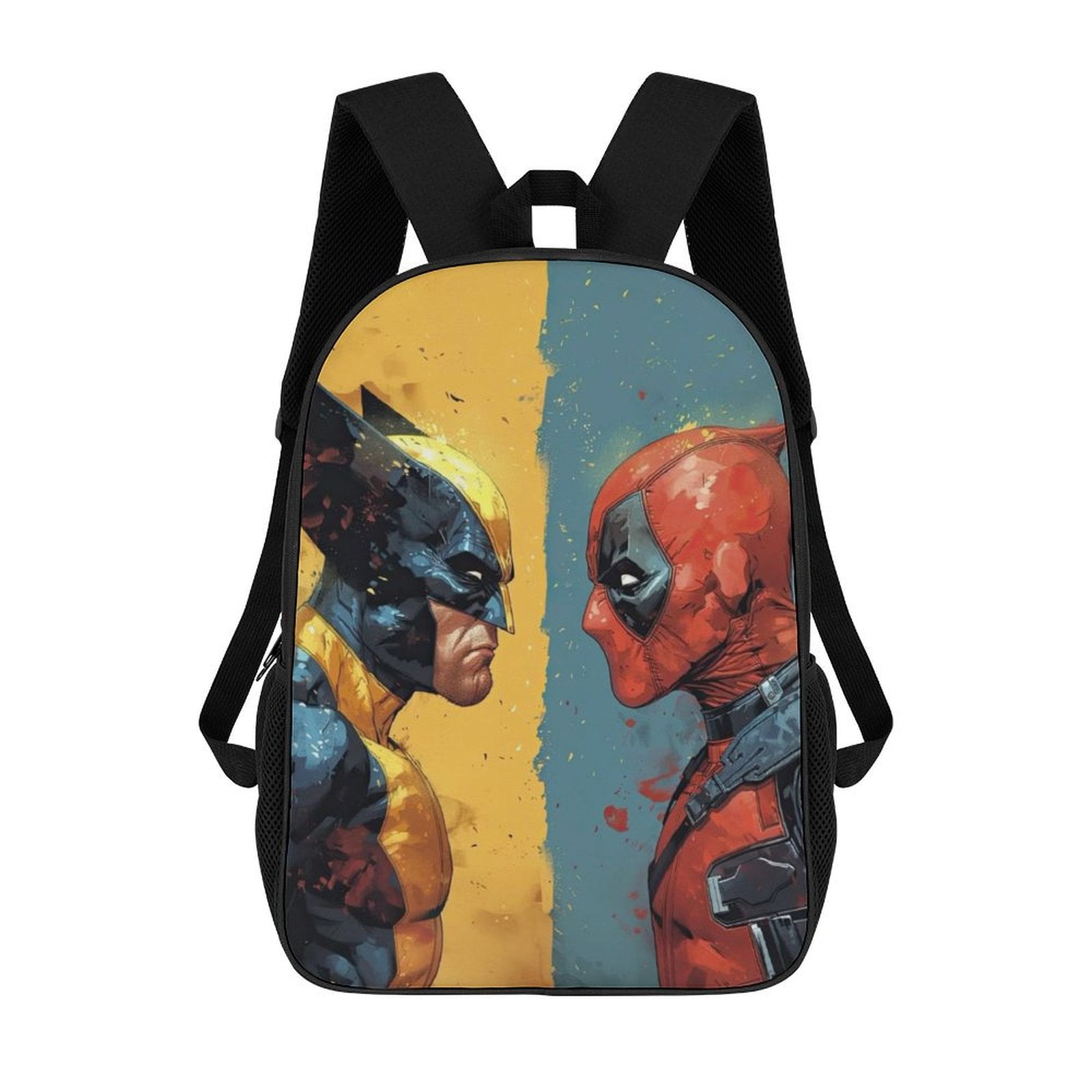 Custom Backpack Deadpool And Wolverine 17-Inch Anime Backpack Laptop ...