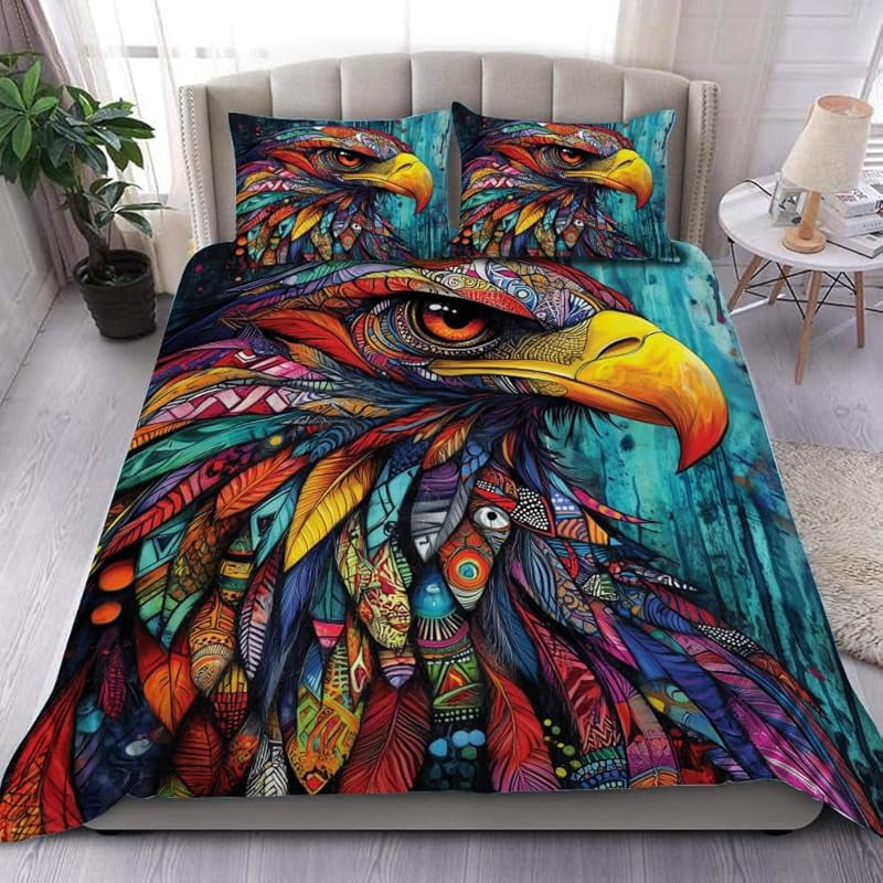 Custom Bald Eagle Bedding Set Comforter, Eagle and Flag Bedding Set ...