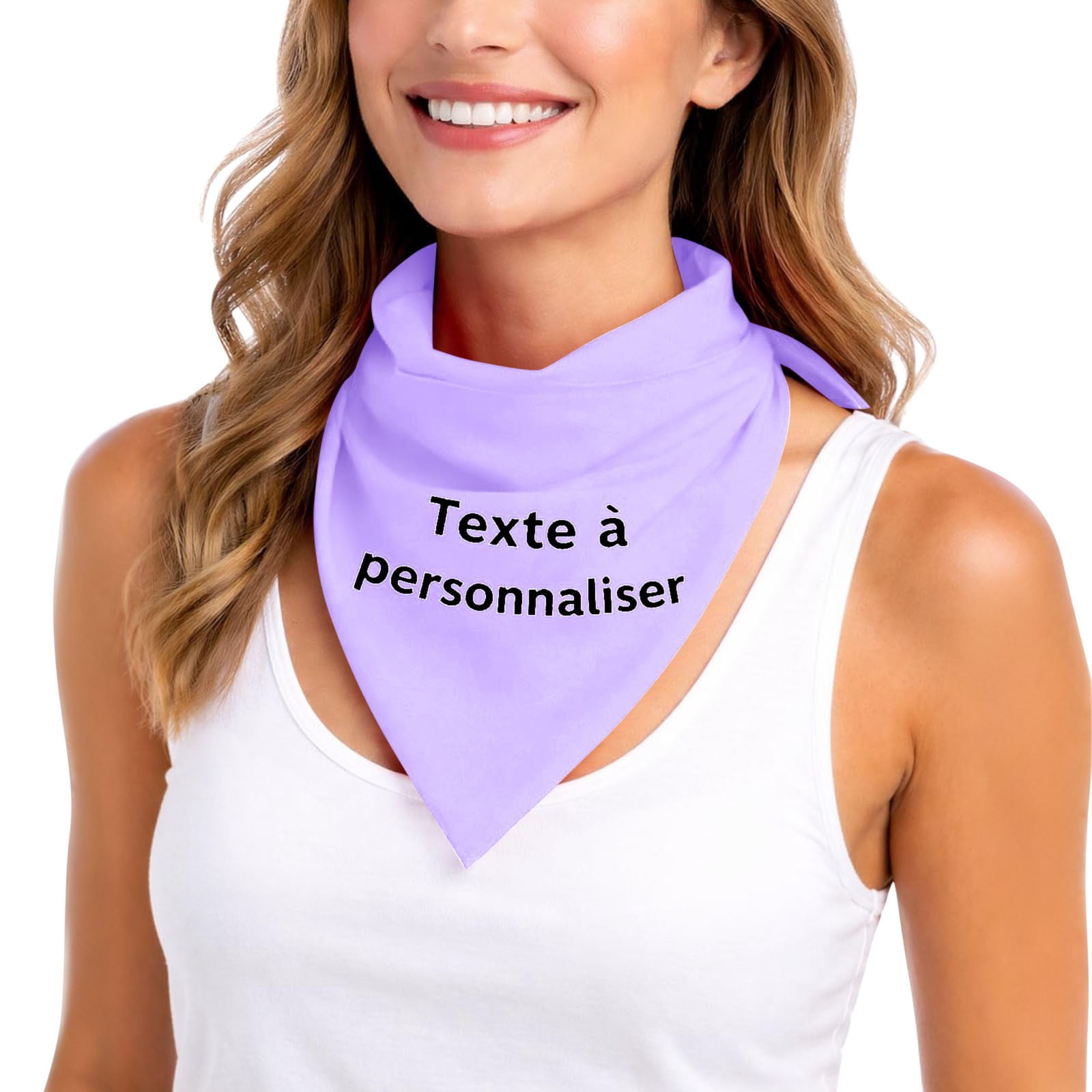 Custom Bandana With Your Text Logo Photo DIY Silk Scarf Versatile ...