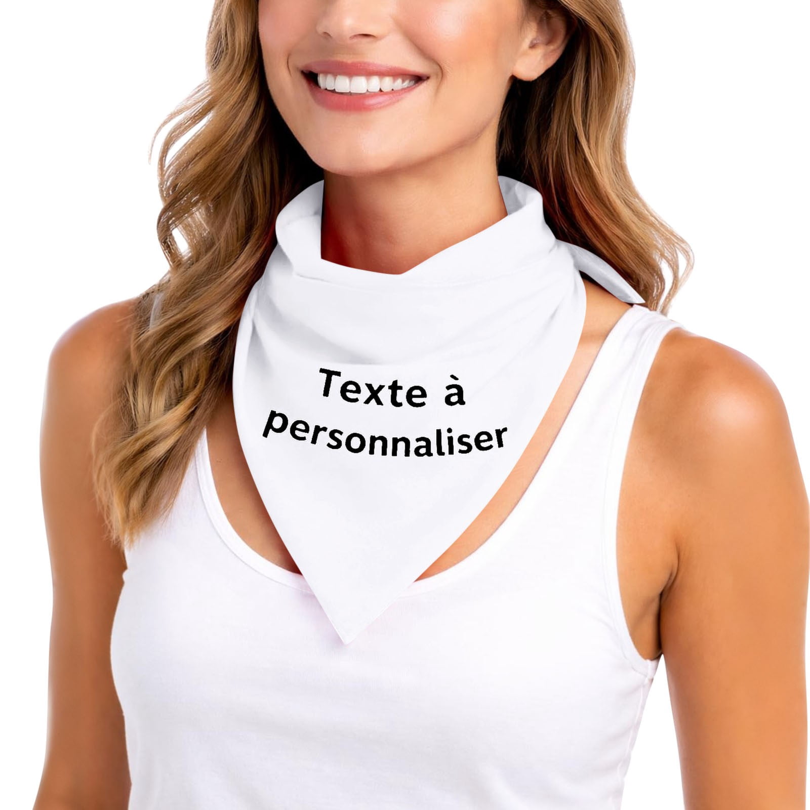Custom Bandana With Your Text Logo Photo DIY Silk Scarf Versatile ...