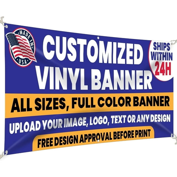 Custom Banner & Signs – Personalized Vinyl Banner for Outdoor Events ...