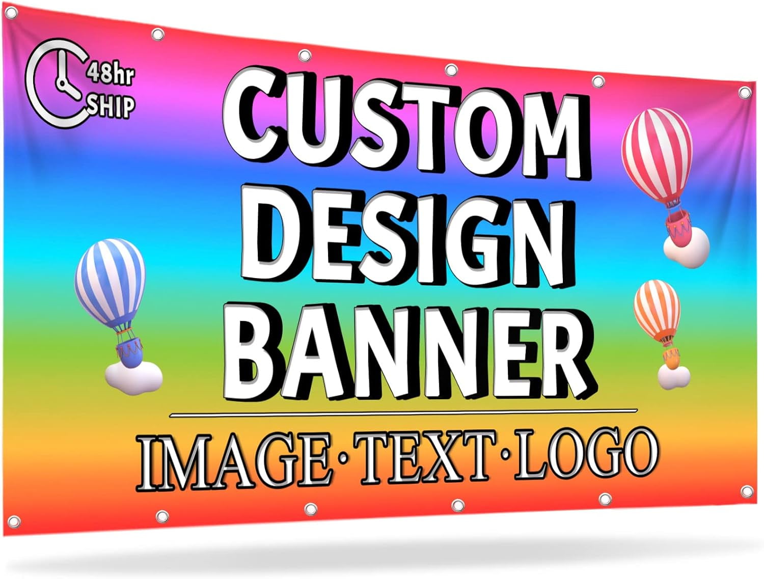 Custom Banners and Signs Customize Banner Outdoor with Photo Image Text ...