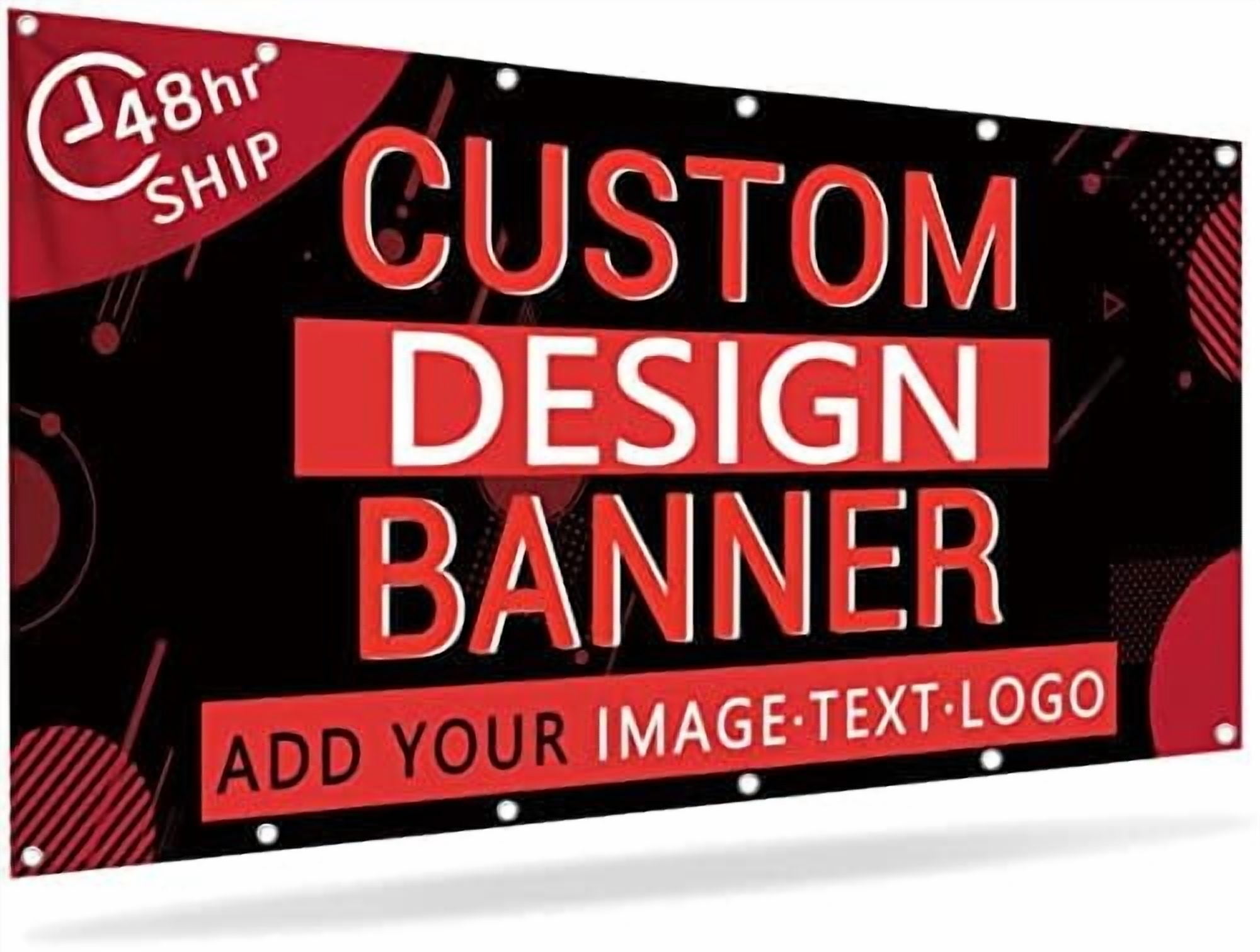 Custom Banners and Signs Customize Outdoor with Photo Text ...