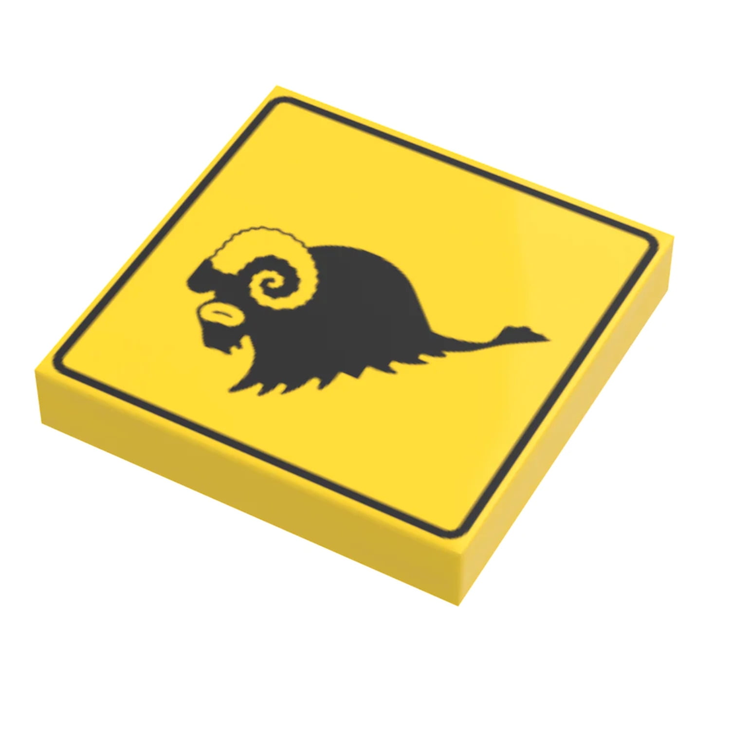 Custom Bantha Xing Sign made using LEGO part - B3 Customs - Walmart.com
