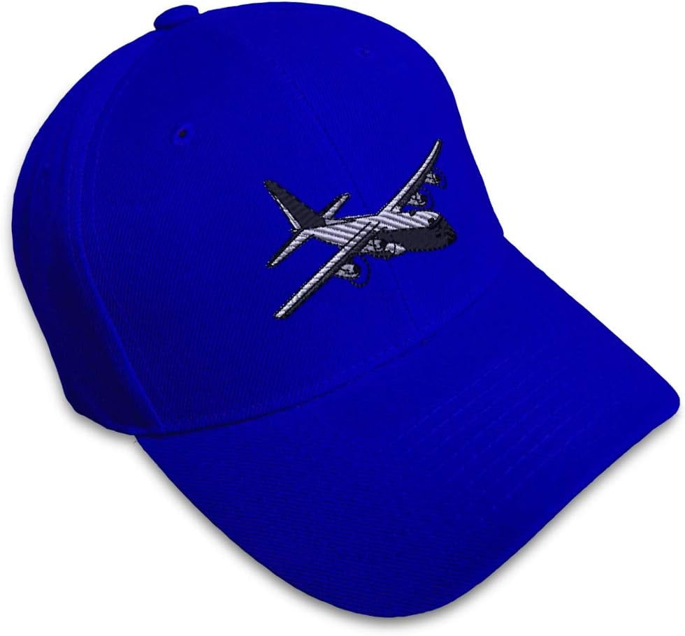 Custom Baseball Cap C-130 Aircraft Embroidery Acrylic Dad Hats for Men ...