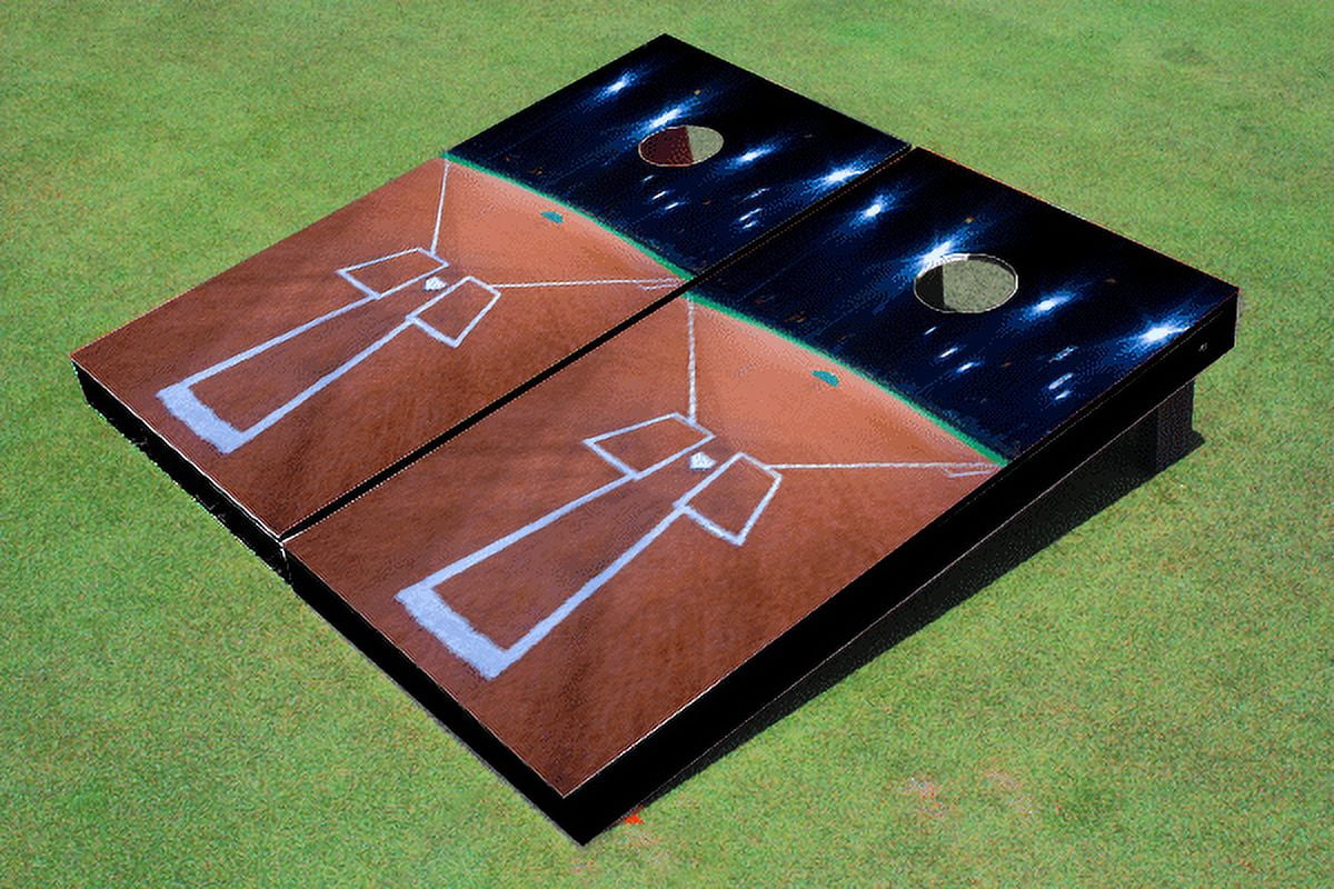 Custom Baseball Field And Lights Themed Cornhole Boards - Walmart.com