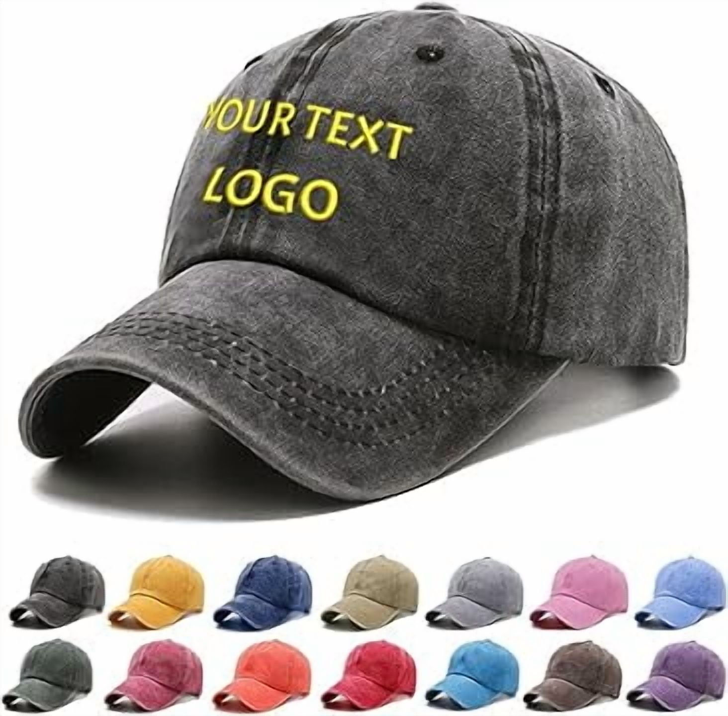 Custom Baseball Hat,Snapback.Design Your Own Adjustable Metal Strap Dad ...