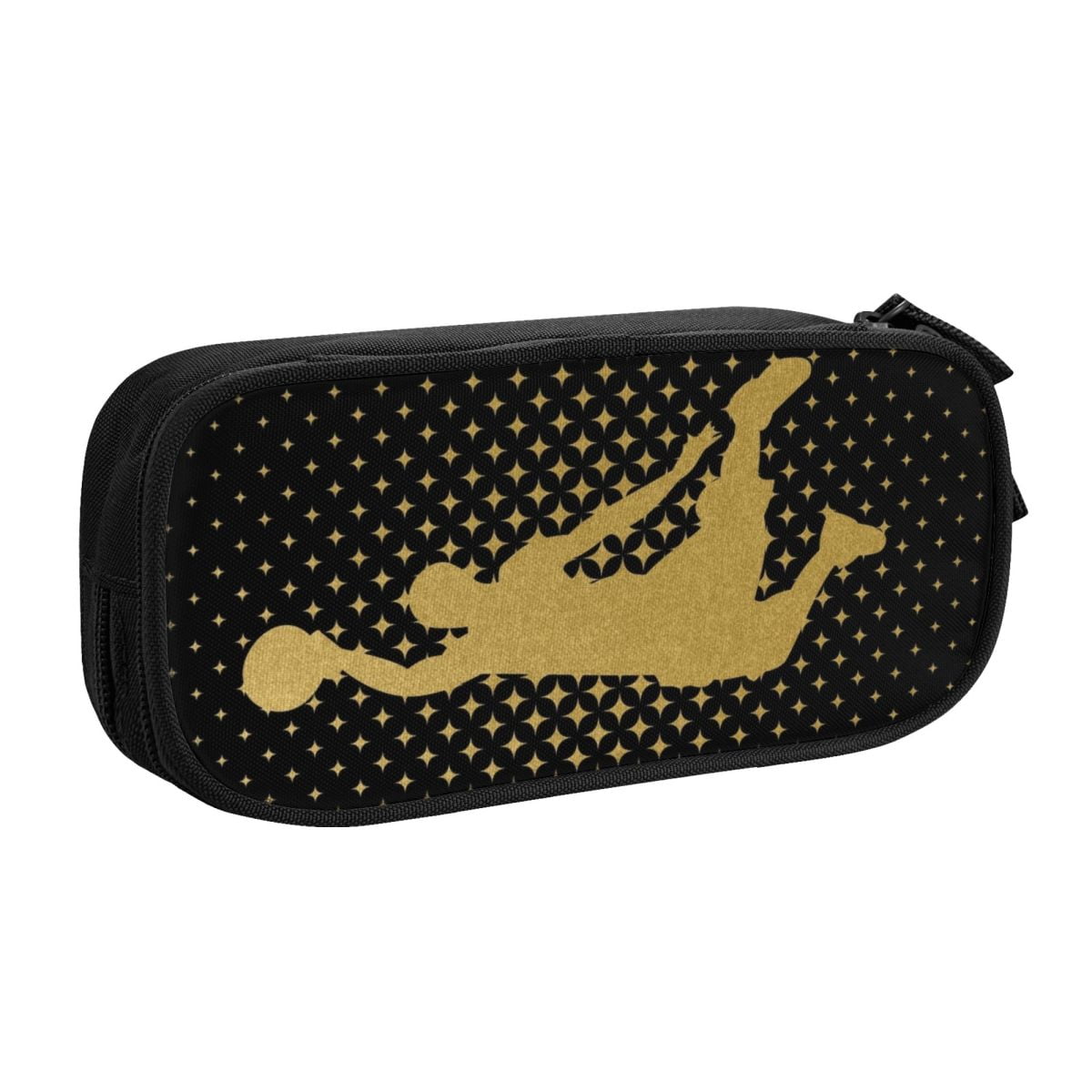 Custom Basketball Dots Round Cute Pencil Case s Large Capacity Physical ...