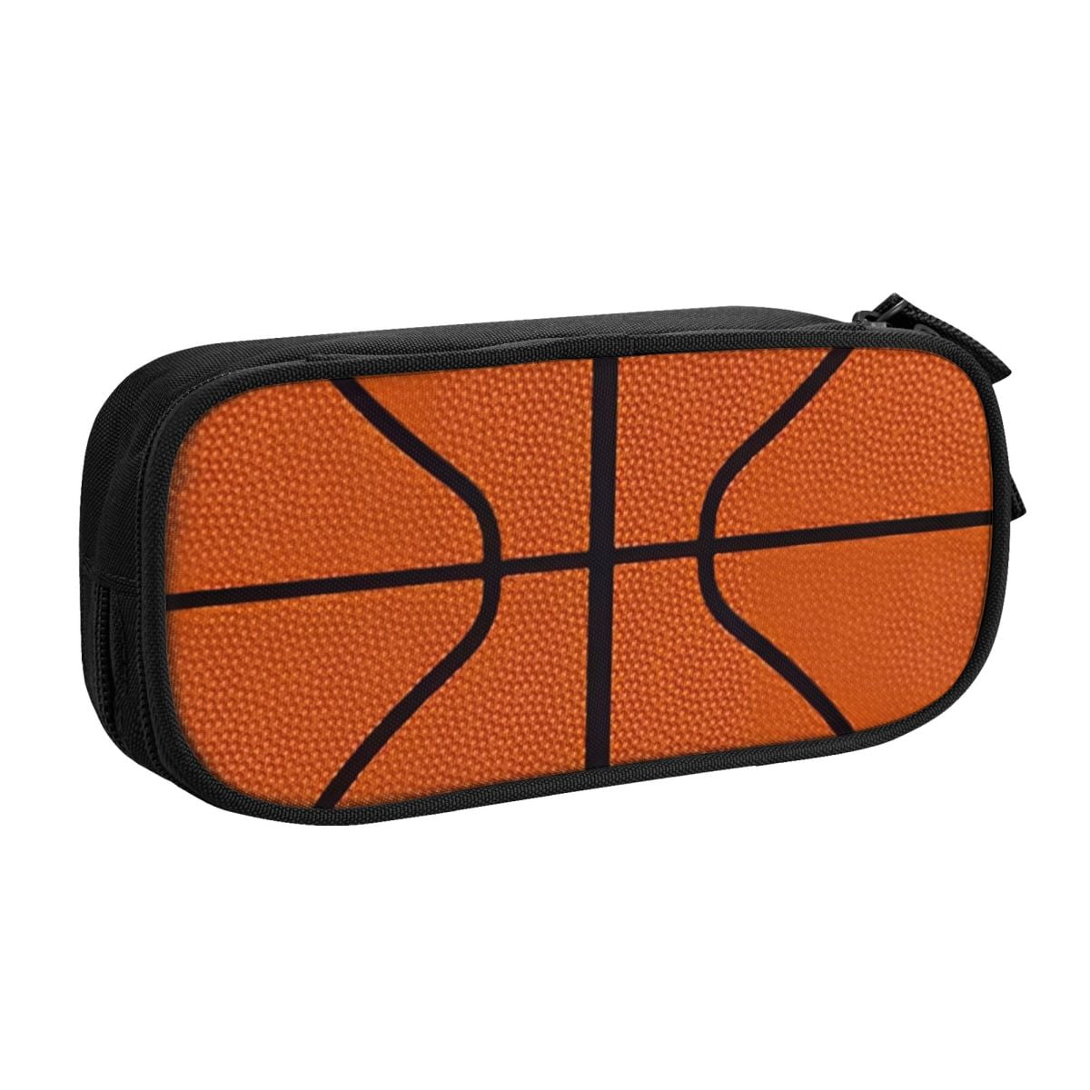 Custom Basketball Dots Round Cute Pencil Case s Large Capacity Physical ...
