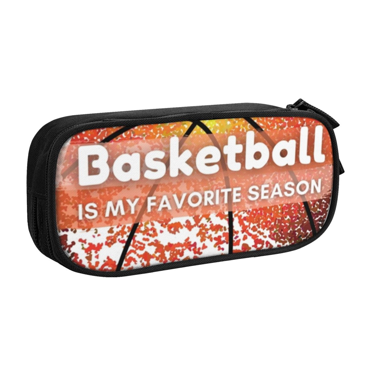 Custom Basketball Pencil Cases for Large Capacity Physical culture Dots ...