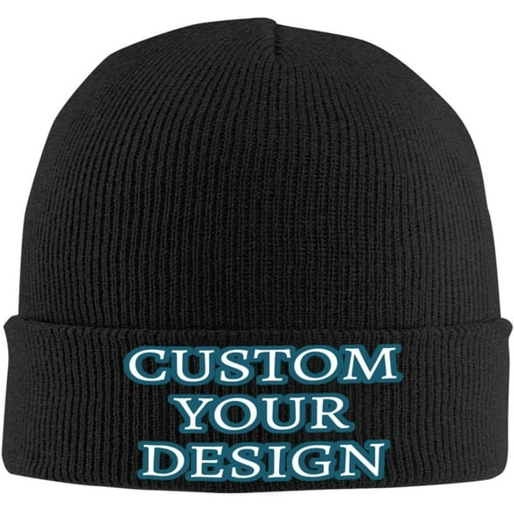 Custom Beanie Hat Add Your Text/Photo/Logo for Men WomenDesigned by ...