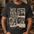 Custom Best Dad Ever Photo Shirt 90s Sports Tee Personalized Portrait ...