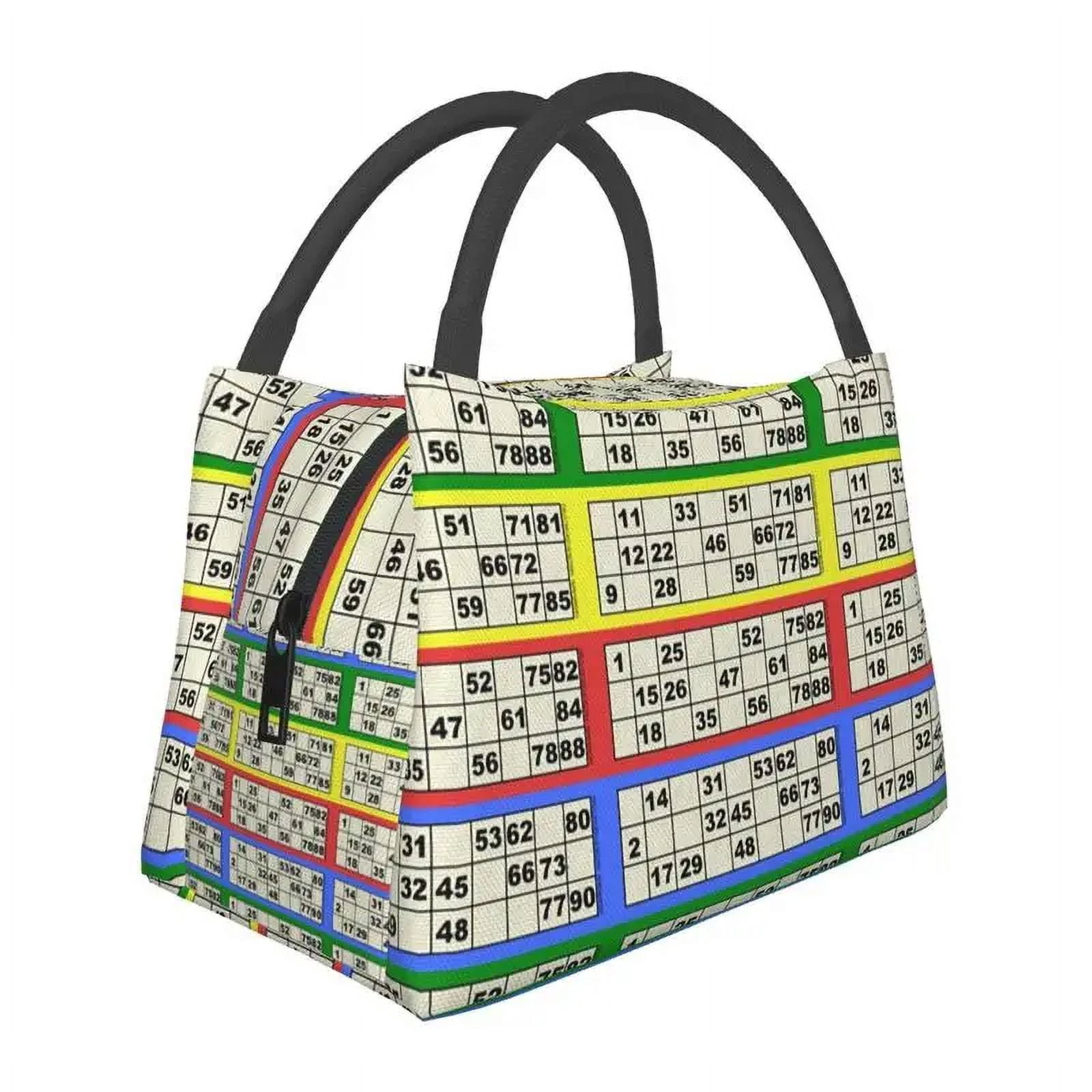 Custom Best Play Bingo Game For Bingo Players Lunch Bag Women Thermal ...